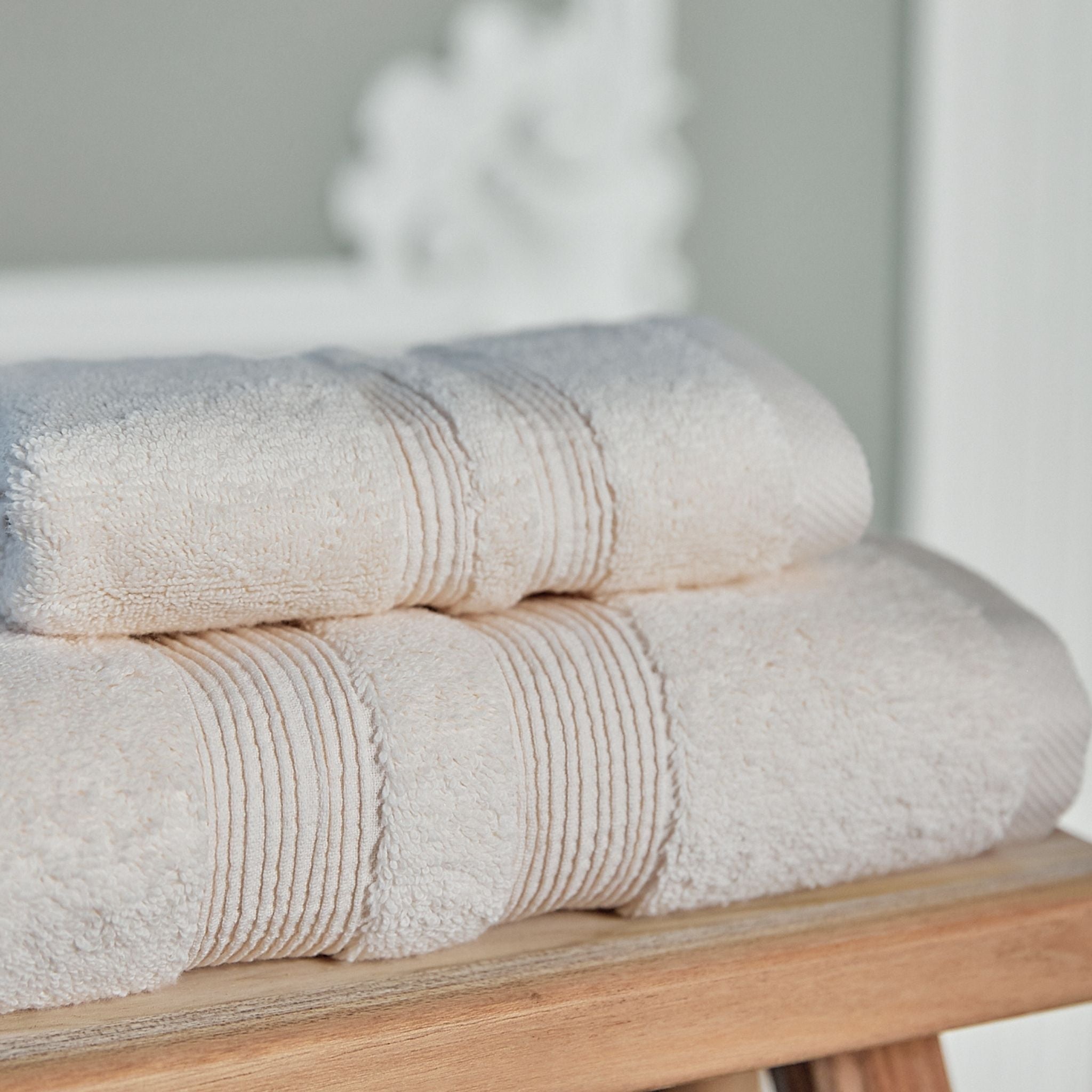 Luxury natural bath towels | Torres Novas Elegance – Torres Novas UK