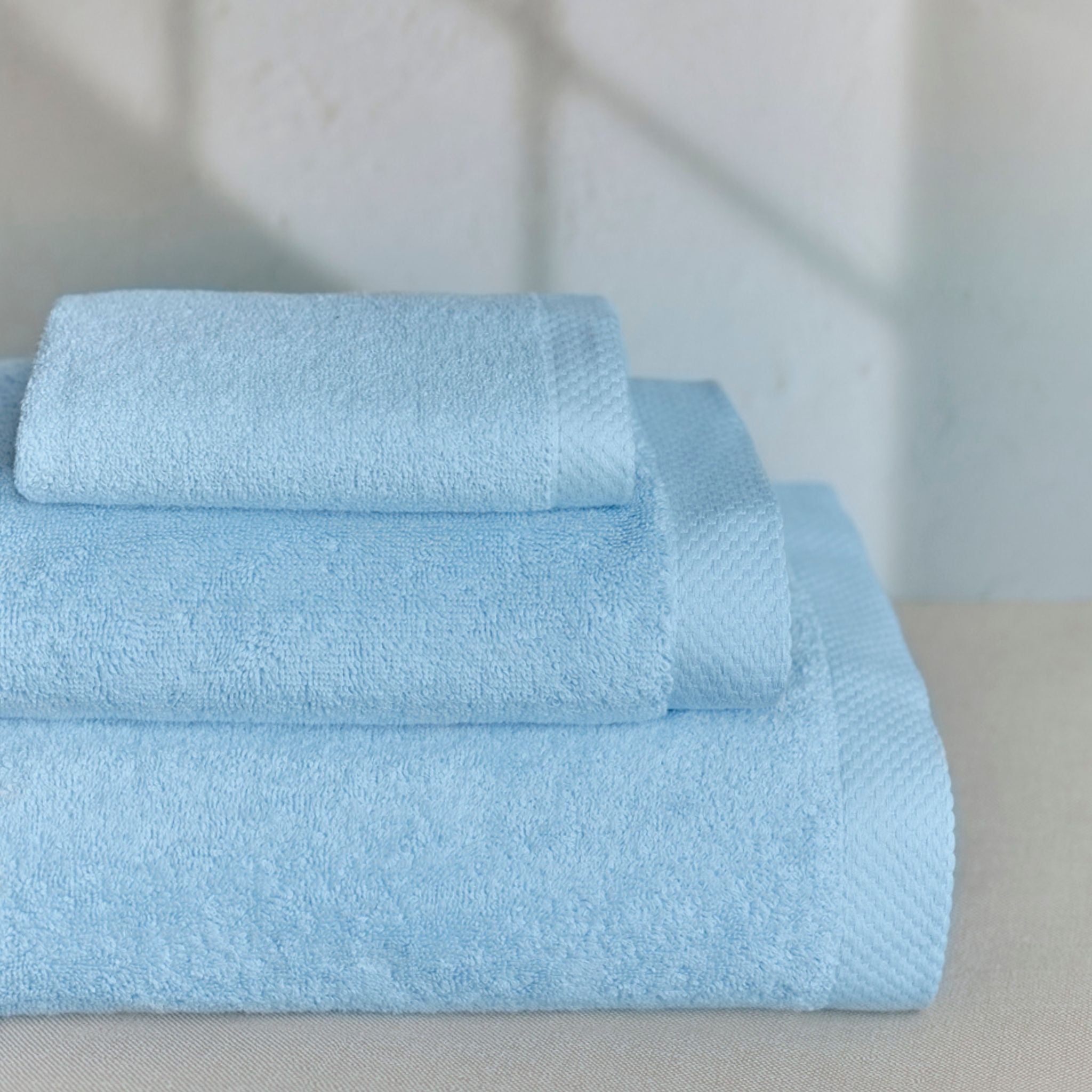 Premium light blue bath towels | Torres Novas | Luxus – Torres Novas UK