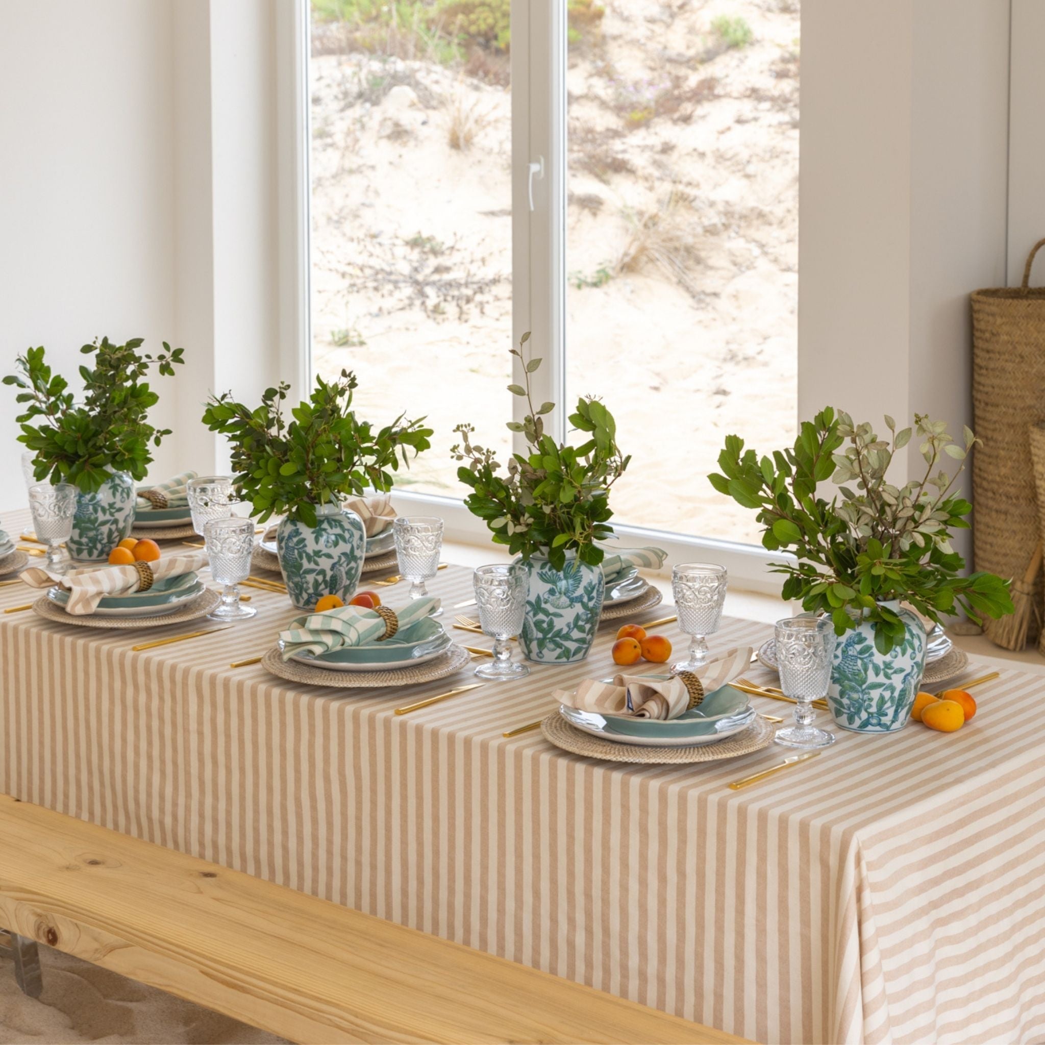 Beige Table Linen Barra Collection | Torres Novas – Torres Novas UK